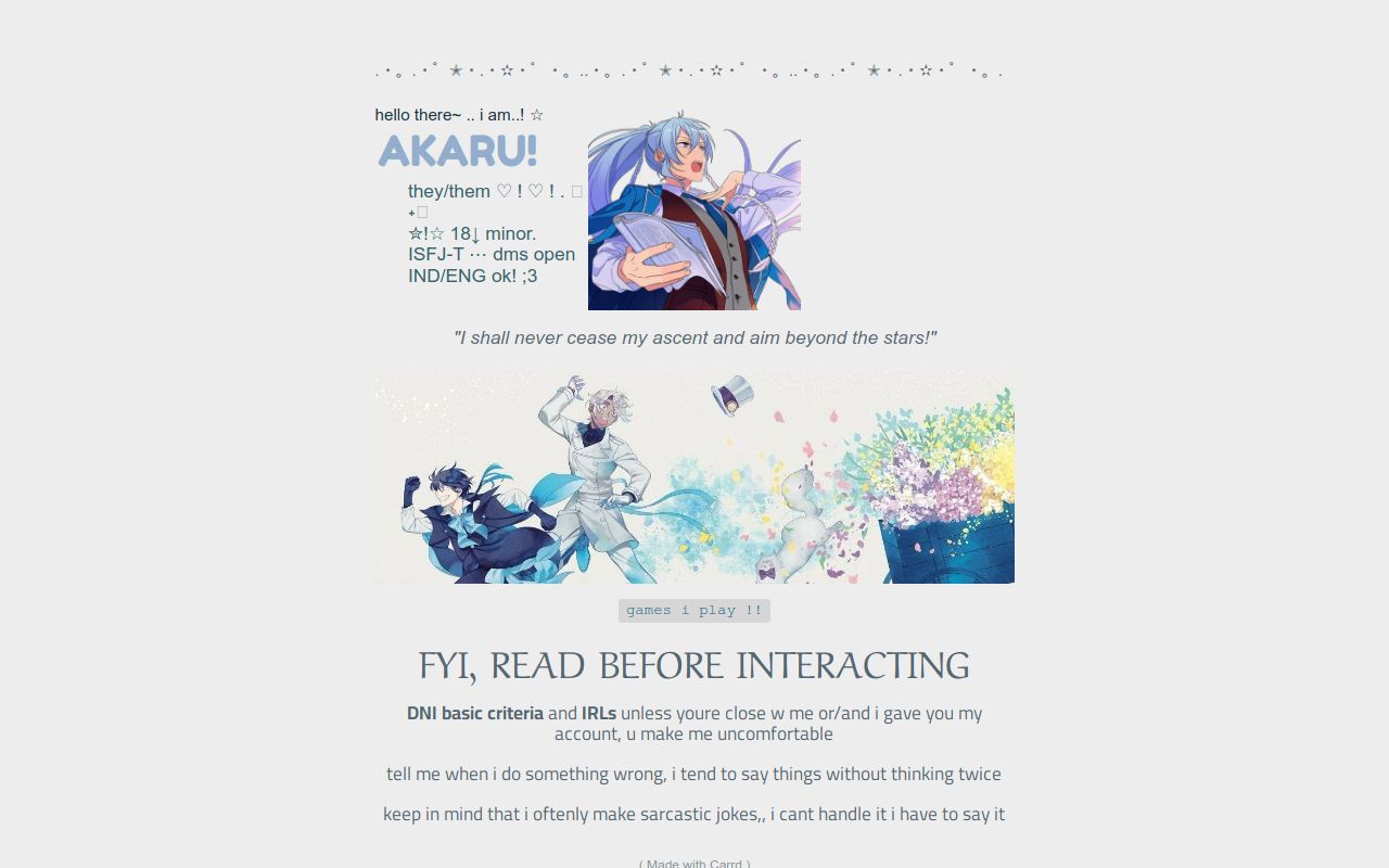 KARU ♡ ⋆｡˚